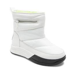 Winterboots Roxy "ROWLEY x Roxy Pow Pow", Damen, Gr. 9(40), wei&szlig;, Obermaterial:Obermaterial: 84% Microfaser, 15% Leder, 1% Metalldruckkn&ouml;pfe / Futter: 100% Microfaser / Au&szlig;ensohle: 100% Gummi;, Schuhe Winterboots