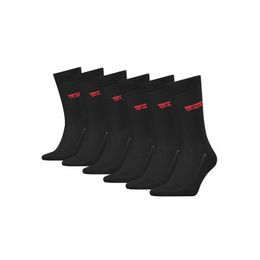 Levi's Kurzsocken LEVI'S "Socken 6er Pack", Herren, Gr. 39-42, schwarz, Obermaterial: 74% Baumwolle CO. 21% Polyester PES. 3% Elasthan EL. 2% Polyamid PA., Socken Kurzsocken