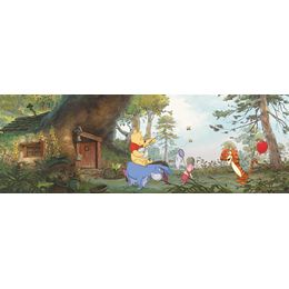 Fototapete Komar "Pooh's House - Gr&ouml;&szlig;e 368 x 127 cm", bunt, B:368m L:127m, Papier, Tapeten, Fototapete, Kinderzimmer