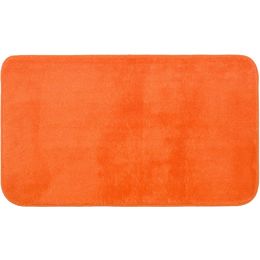 G&ouml;zze Badematte G&Ouml;ZZE "Rio Premium", orange (terra), H:18mm, Polyester, Badematten, Badematte, Badteppich, Uni Farben, waschbar, rechteckig & rund erh&auml;ltlich