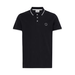 !Solid Poloshirt SOLID "Poloshirt SDHANGI", Herren, Gr. M, schwarz (true schwarz), Obermaterial: 60% Baumwolle CO. 40% Polyester PES., Shirts Poloshirt