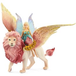 Spielfigur Schleich "BAYALA, Elfe auf gefl&uuml;geltem L&ouml;we (70714)", bunt, Spielfiguren, Kinder, Kunststoff, Spielfigur