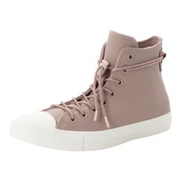 Sneaker Converse "CHUCK TAYLOR ALL STAR WEATHERIZED LEATHER", Damen, Gr. 39,5, rosa (bite the dust, blush hush, egret), Leder, Schuhe Sneaker