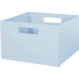 Aufbewahrungsbox Roba "blau", blau, Aufbewahrungsboxen, Kinder, B/H/T: 42cm x 26cm x 38cm, Aufbewahrungsbox, aus Holz; Organizer f&uuml;r Spielzeug, B:42cm H:26cm T:38cm