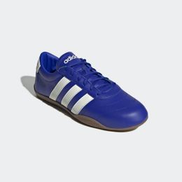 Sneaker adidas Sportswear "GRAND COURT LO", Damen, Gr. 42, wei&szlig; (lucid blau, sanftes wei&szlig;, gum5), Leder, Synthetik, Schuhe Sneaker, Design auf den Spuren des adidas Superstar