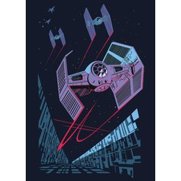 Bild Komar "Star Wars Classic Vector TIE-Fighter", bunt (farbe bild(er): bunt), B:50cm H:70cm, Holz, Papier, Bilder, Bild, Wandbild zur Dekoration im Kinderzimmer - ohne Rahmen