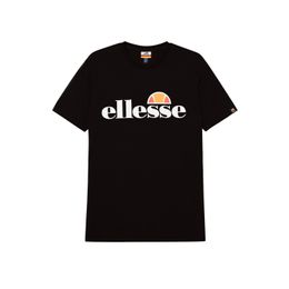 T-Shirt Ellesse "T-Shirt SL PRADO TEE 1er Pack", Herren, Gr. XL, schwarz, Obermaterial: 100% Baumwolle CO., Shirts T-Shirt