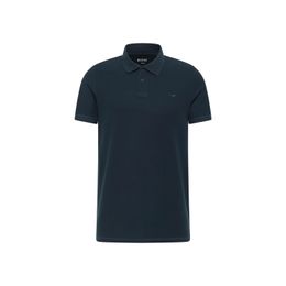 Poloshirt Mustang "Poloshirt Style Palco", Herren, Gr. XL, blau (dunkelblau), Obermaterial: 100% Baumwolle CO(Bio)., Shirts Poloshirt