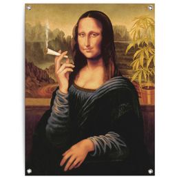 Poster Reinders "Mona Lisa - joint", braun (farbe bild(er): braun), B:60cm H:80cm T:0,1cm, Leinwand, Bilder, Poster, Outdoor f&uuml;r Garten oder Balkon