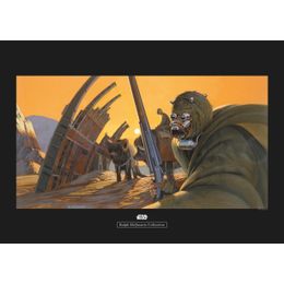 Bild Komar "Star Wars Classic RMQ Tusken", bunt (farbe bild(er): bunt), B:70cm H:50cm, Holz, Papier, Bilder, Bild, Wandbild zur Dekoration im Kinderzimmer - ohne Rahmen