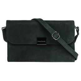 Umh&auml;ngetasche Bruno Banani, Damen, Gr. B/H/T: 25cm x 15cm x 3cm onesize, gr&uuml;n, Leder, leicht gl&auml;nzend, unifarben, Taschen Umh&auml;ngetasche, echt Leder
