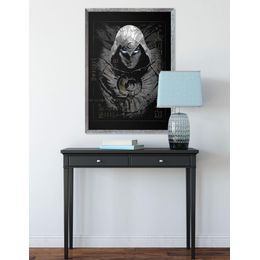 Wandbild Komar "Moon Knight Darkness Ahead", schwarz (farbe bild(er): schwarz, wei&szlig;), Disney, 1 Stk., Vlies, Bilder, Wandbild, 30 x 40 cm (Breite x H&ouml;he) - Kinderzimmer, Dekoration