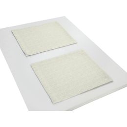 Platzset WIRTH "Berwick" Gr. 1, grau, B:40cm L:35cm, Obermaterial: 50% Baumwolle, 50% Polyester, Platzsets, Platzset