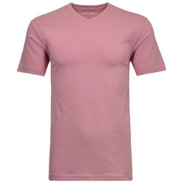 T-Shirt Ragman, Herren, Gr. 106, pink (pink, 641), Baumwolle, Rundhals, Shirts T-Shirt