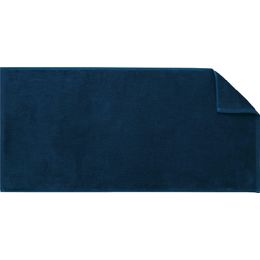 Handt&uuml;cher Egeria "Elegant", blau (dusty blau), B:50cm L:100cm, Walkfrottier, Obermaterial: 100% Baumwolle, Handt&uuml;cher, Handt&uuml;cher, Uni Programm mit Webkante, reine Baumwolle