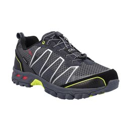 Wanderschuh CMP "ALTAK TRAIL SHOES WP", Herren, Gr. 41, schwarz (antracite, cemento), Synthetik, Schuhe Wanderschuh, wasserdicht
