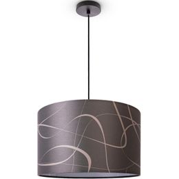 Paco Home Pendelleuchte "Hugo Tribal", schwarz, &Oslash; 45,5cm H: 27cm, Leuchten, Pendelleuchte Esszimmer Vintage Wohnzimmerlampe Modern Retro, Pendelleuchte