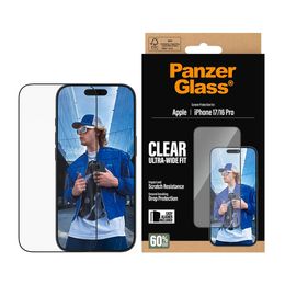 CARE BY PANZERGLASS Displayschutzglas "Ultra-Wide Fit Screen Protector", transparent, B:11cm H:1,3cm T:19,7mm, Displayfolien, Displayschutzfolie, Schutzfolie, Bildschirmschutz, kratz- & sto&szlig;fest, Displayschutzglas