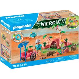 Konstruktions-Spielset Playmobil "Wombat Unterschlupf (71625), Wiltopia", bunt, Spielbausteine, Kinder, Kunststoff, Konstruktions-Spielset, Made in Germany