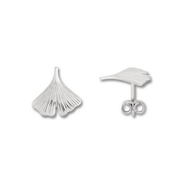 Paar Ohrstecker ONE ELEMENT "Ginkgoblatt Ohrringe Ohrstecker aus 925 Silber", silber, Ohrringe, Damen, Silber 925 (Sterlingsilber), Paar Ohrstecker