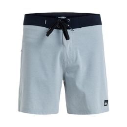 Boardshorts Quiksilver "Surfsilk Kaimana 16", Herren, Gr. 34L, grau (quarry), Obermaterial: 88% Microfaser, 12% Elasthan;, Hosen Boardshorts