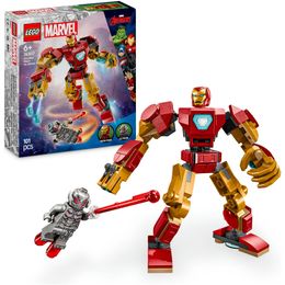 Konstruktionsspielsteine Lego "Iron Man Mech vs. Ultron (76307), Lego Super Heroes", bunt, Spielbausteine, Kinder, Kunststoff, Konstruktionsspielsteine, Made in Europe