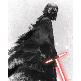 Bild Komar "Star Wars EP9 Kylo Vader Shadow", bunt (farbe bild(er): bunt), B:40cm H:50cm, Holz, Papier, Bilder, Bild, Wandbild zur Dekoration im Kinderzimmer - ohne Rahmen