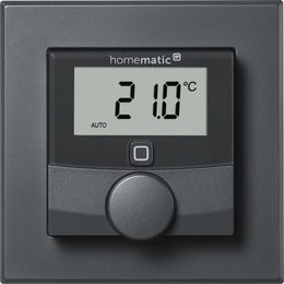 homematic IP Heizk&ouml;rperthermostat "Wandthermostat mit Schaltausg. f&uuml;r Markenschalter 230 V", grau (anthrazit), B:8,6cm H:7,4 T:5,4cm, Heizk&ouml;rperthermostate, Heizk&ouml;rperthermostat