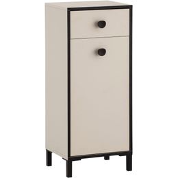 Highboard Schildmeyer "Edda, Breite 40,3 cm, eine T&uuml;r & eine Schublade", beige (cremebeige), B:40,3cm H:96,4cm T:33,05cm, FSC-zertifizierter Holzwerkstoff, Sideboards, Highboard, Made in Germany