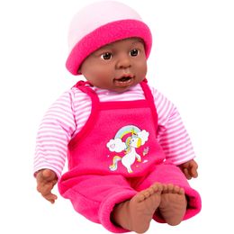 Babypuppe BAYER "Interactive Baby Girl, 40cm", pink (pink, rosa), Puppen, Baby, Babypuppe