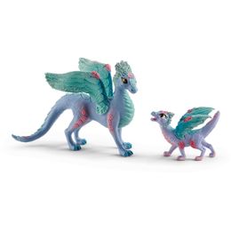 Spielfigur Schleich "BAYALA, Bl&uuml;tendrache und Kind (70592)", bunt, Spielfiguren, Kinder, Kunststoff, Spielfigur
