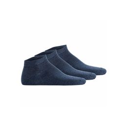 Sneakersocken Hudson "Socken SIMPLY&sup3; 3-PACK SNEAKER 3er Pack", Damen, Gr. 39-42, blau, Obermaterial: 80% Baumwolle CO. 18% Polyamid PA. 2% Elasthan EL., Socken Sneakersocken