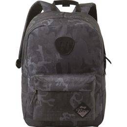 Freizeitrucksack Nitro "Urban Classic", Jungen, Gr. B/H/T: 30cm x 45cm x 15cm, grau (forged camo), Polyester, Rucks&auml;cke Freizeitrucksack, Daypack mit Laptopfach, Alltagsrucksack, Schulrucksack