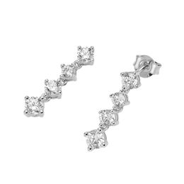 Paar Ohrh&auml;nger Smart Jewel "Ohrh&auml;nger mit Zirkonia, Silber 925", silber, Ohrringe, Damen, Silber 925 (Sterlingsilber), Paar Ohrh&auml;nger