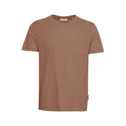 T-Shirt Casual Friday "T-Shirt CFThor", Herren, Gr. XXL, braun (beaver fur), Obermaterial: 100% Baumwolle CO., Shirts T-Shirt