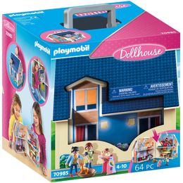 Konstruktions-Spielset Playmobil "Mitnehm-Puppenhaus (70985), Dollhouse", bunt, Spielbausteine, Kinder, Kunststoff, Konstruktions-Spielset, Made in Europe, Topseller