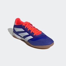 Fu&szlig;ballschuh adidas Performance "PREDATOR LEAGUE IN", Gr. 47, blau (lucid blau, cloud wei&szlig;, solar rot), Synthetik, Textil, Schuhe Fu&szlig;ballschuh, f&uuml;r Halle und Stra&szlig;e