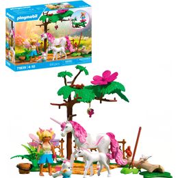 Konstruktions-Spielset Playmobil "Zauberhafter Einhorn-Stall f&uuml;r Mama und Fohlen (71839), Princess Magic", bunt, Spielbausteine, Kinder, Kunststoff, Konstruktions-Spielset, Made in Europe
