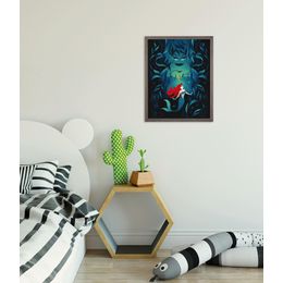 Wandbild Komar "Disney Ariel Ursula", blau (farbe bild(er): blau), Disney, 1 Stk., Vlies, Bilder, Wandbild, 40 x 50 cm (Breite x H&ouml;he) - Kinderzimmer, Dekoration