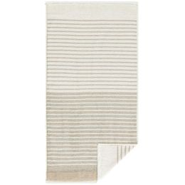 Handt&uuml;cher Egeria "Maris", beige (sand), B:50cm L:100cm, Walkfrottee, Obermaterial: 100% Baumwolle, Handt&uuml;cher, Handt&uuml;cher, Double Face mit Streifen, reine Baumwolle