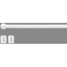 Scheibenstange GOOD LIFE "Kugel" Gr. 2, wei&szlig;, &Oslash;:10mm, Kunststoff, Metall, Gardinenstangen, Scheibenstange, Topseller