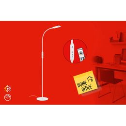 Briloner Leuchten LED Schreibtischlampe "OFFICE REMOTE", wei&szlig; (wei&szlig;, neutral), Leuchten, LED Schreibtischlampe