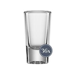 Ritzenhoff & Breker Schnapsglas RITZENHOFF & BREKER "Schnapsgl&auml;ser Niko 30 ml 36er Set transparent", bunt (transparent), 36 tlg., Glas, Trinkgef&auml;&szlig;e, Schnapsglas