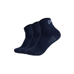 Sneakersocken CAMP DAVID "Socken 3er Pack", Herren, Gr. 39-42, blau, Obermaterial: 78% Baumwolle CO. 20% Polyamid PA. 2% Elasthan EL., Socken Sneakersocken