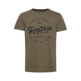 T-Shirt Blend "T-Shirt BHAbraham", Herren, Gr. S, gr&uuml;n (olive night), Obermaterial: 100% Baumwolle CO., regular fit normal, Rundhals, Shirts T-Shirt