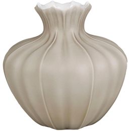 Tischvase Goebel "Vase Bahar", grau, B:23cm H:22cm T:23cm, Porzellan, Vasen, Tischvase