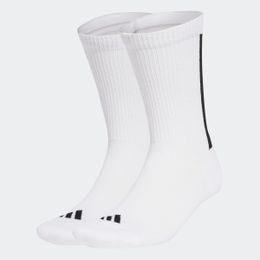 Sportsocken adidas Performance "CRW SPW STR 2PP", Damen, Gr. S (37/39), schwarz-wei&szlig; (wei&szlig;, schwarz), Obermaterial: 53% Baumwolle, 43% Polyester, 3% Elasthan, 1% sonstige Fasern, Socken Sportsocken, f&uuml;r sportliche Aktivit&auml;ten, sportlicher Stil, Set mit 2 Paar