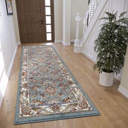 Teppich Hanse Home "Reni", gr&uuml;n (mint,creme), B:80cm H:8mm L:240cm, Jute, Polyester, Polypropylen (PP), Teppiche, Teppich, L&auml;ufer, Orientalisch, Kurzflor, Wohnzimmer, Schlafzimmer, Esszimmer