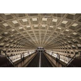 Acrylglasbild queence "U-Bahn Station", bunt (farbe bild(er): bunt), B:150cm H:100cm T:2,4cm, Bilder, Acrylglasbild, Fine Art-Print in Galeriequalit&auml;t