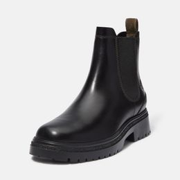 Chelseaboots Timberland "CAMBRIA VALLEYMID CHELSEA BOOT", Damen, Gr. 38, schwarz full grain, Leder, Schuhe Chelseaboots, Stiefelette, Winterschuhe, Ankle Boots
